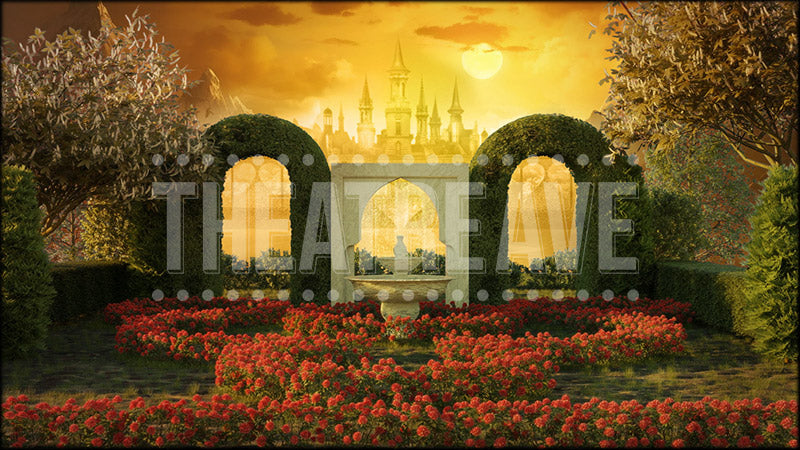 Fantasy Rose Garden Projection (Animated)